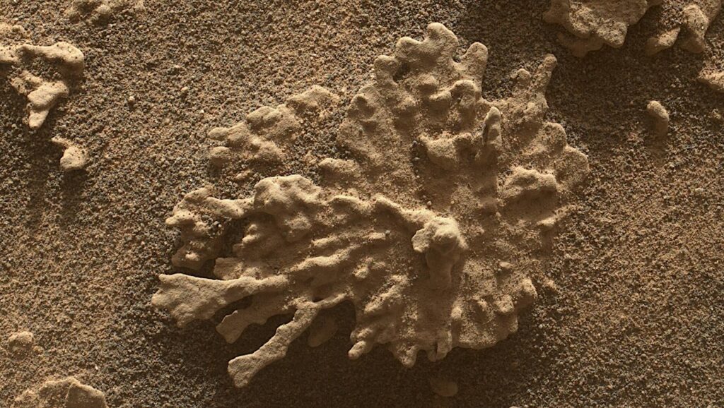 Curiosity Rover Captures Stunning Image of Unique Martian Rock