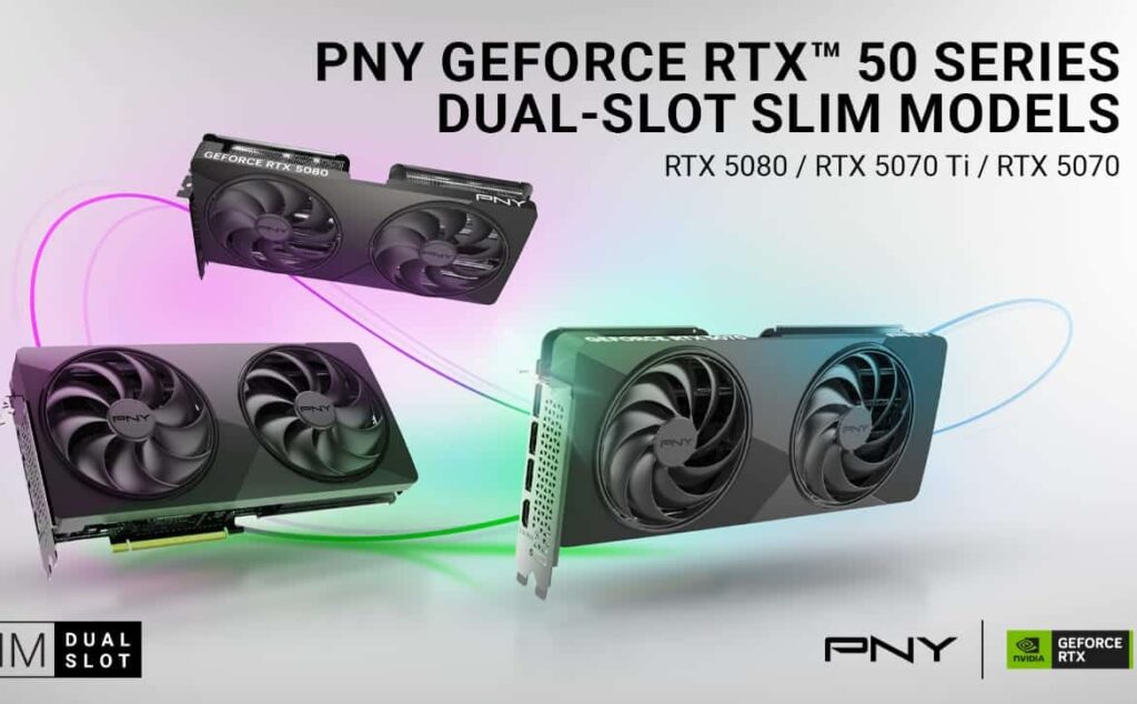PNY Unveils Ultra-Compact Dual-Slot Graphics Cards at CES 2026