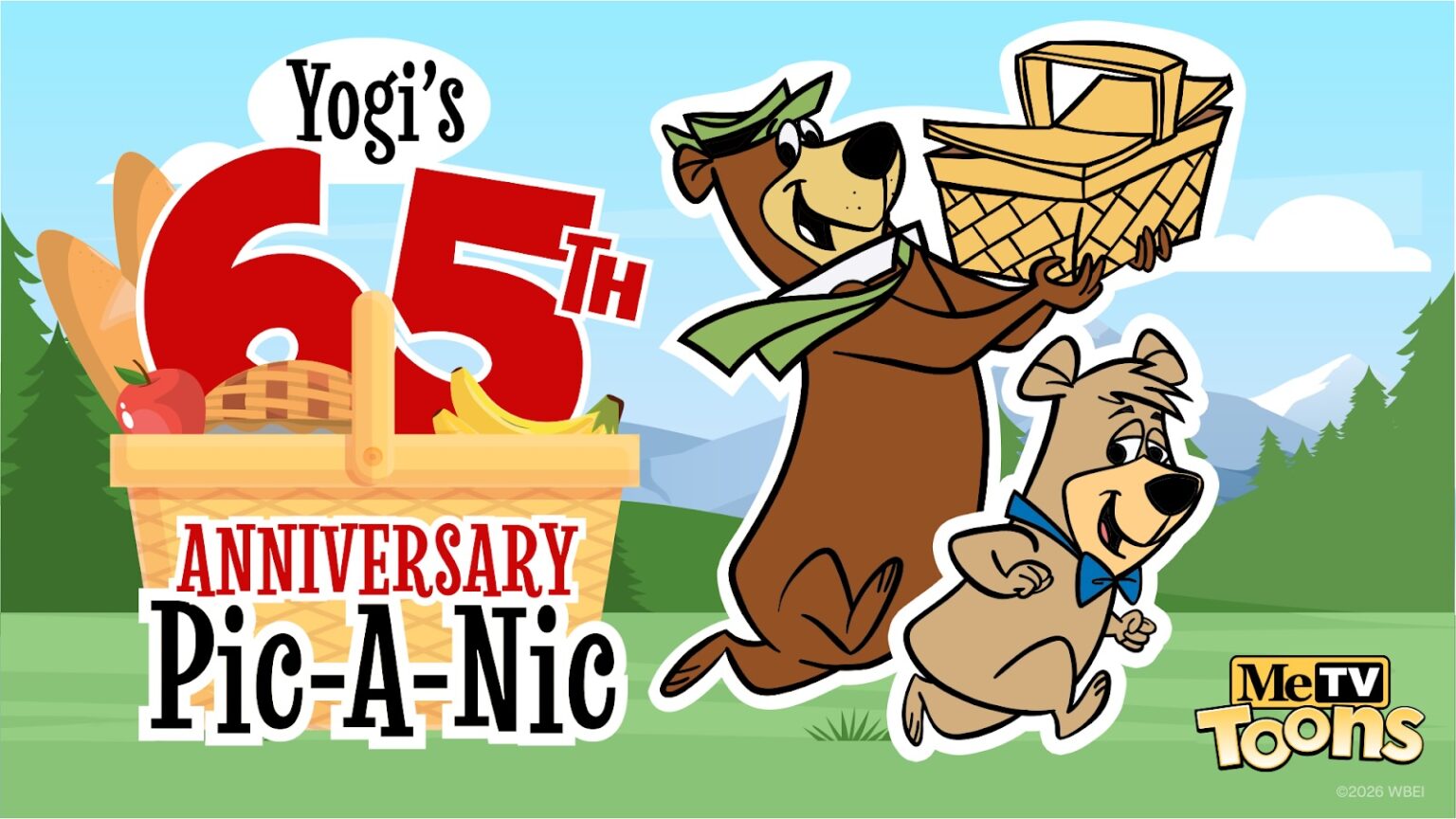 MeTV Toons Hosts All-Day Marathon for Yogi Bear's 65th Anniversary